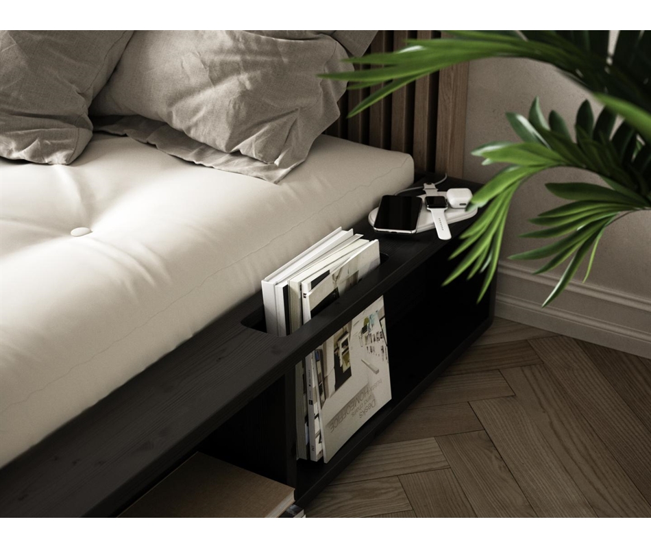 Letto in legno - Ziggy Bed Nero Karup Design - Vivere Zen